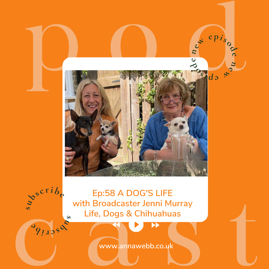 A DOG'S LIFE with Anna Webb, chatting to Broadcasting legend, Jenni Mu