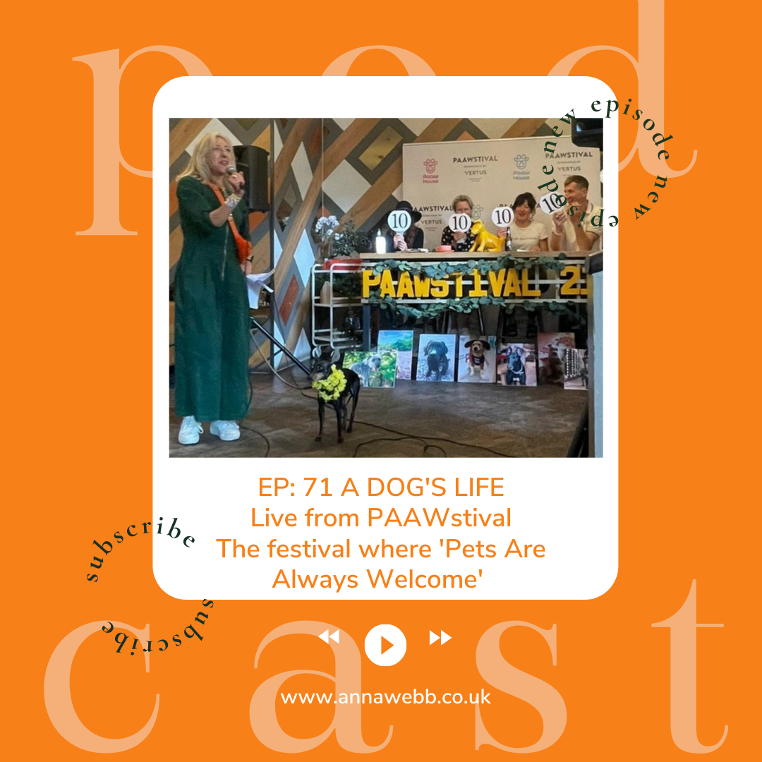 A Dog's Life with Anna Webb at PAAWstival where Pets Are Always Welcom